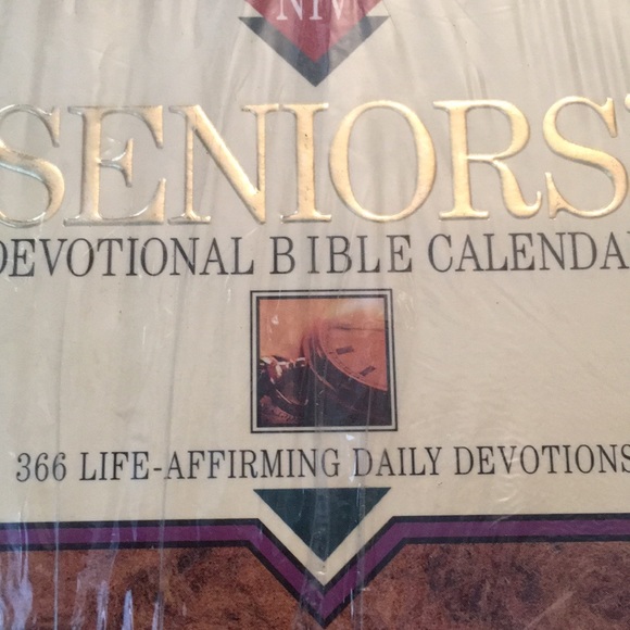 NIV | Other | Nwt Seniors Devotional Bible Calendar | Poshmark